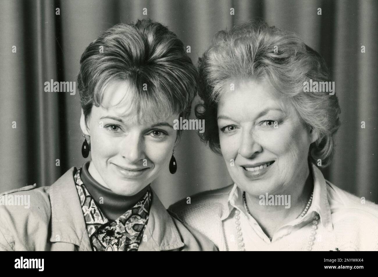 Actress june whitfield with her daughter hi-res stock photography and ...
