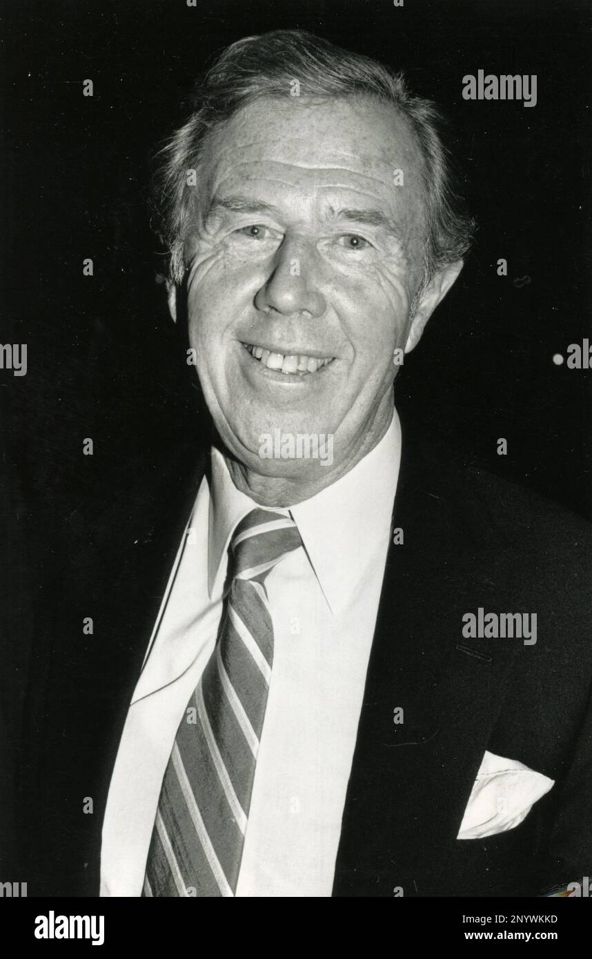 English actor and producer Michael Medwin, UK 1987 Stock Photo - Alamy