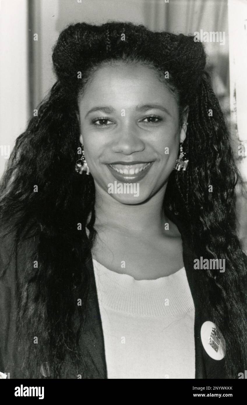 British TV actress Nimmy March, UK 1988 Stock Photo - Alamy