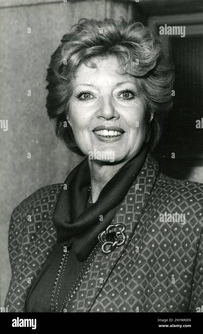 Scottish actress, comedian and impressionist Janette Brown, 1987 Stock ...