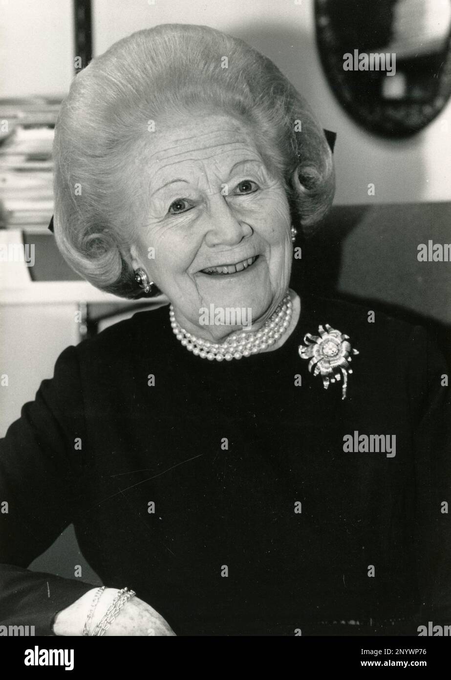 British journalist Betty Kenward-Feat, UK 1980s Stock Photo - Alamy