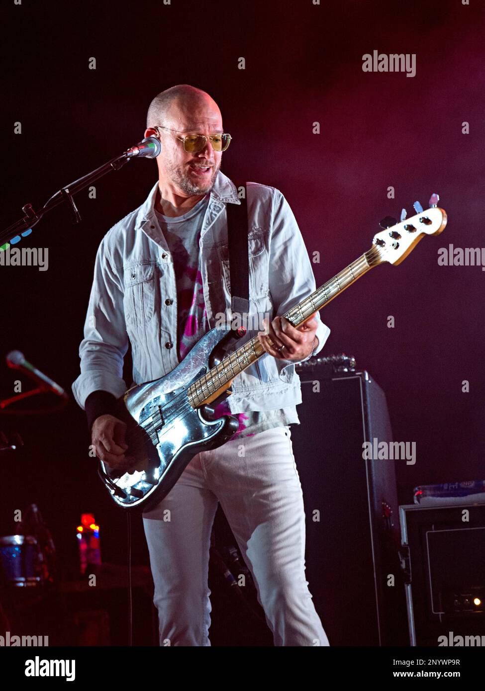 Scott Devendorf of The National performs during the Made in America ...