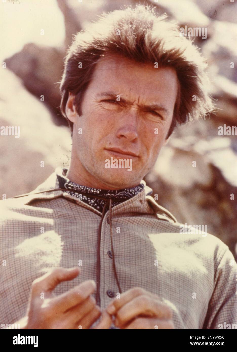 American actor and film director Clint Eastwood, USA 1980s Stock Photo ...