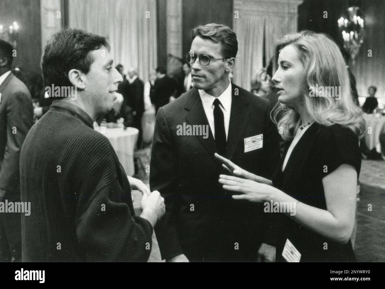 Czechoslovak-born Canadian filmmaker Ivan Reitman and American actors ...