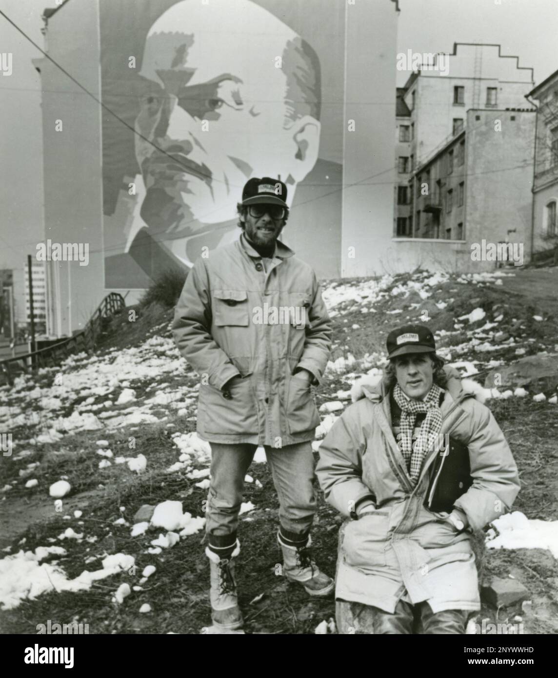 American producer and filmmaker Howard W. Koch with film director ...