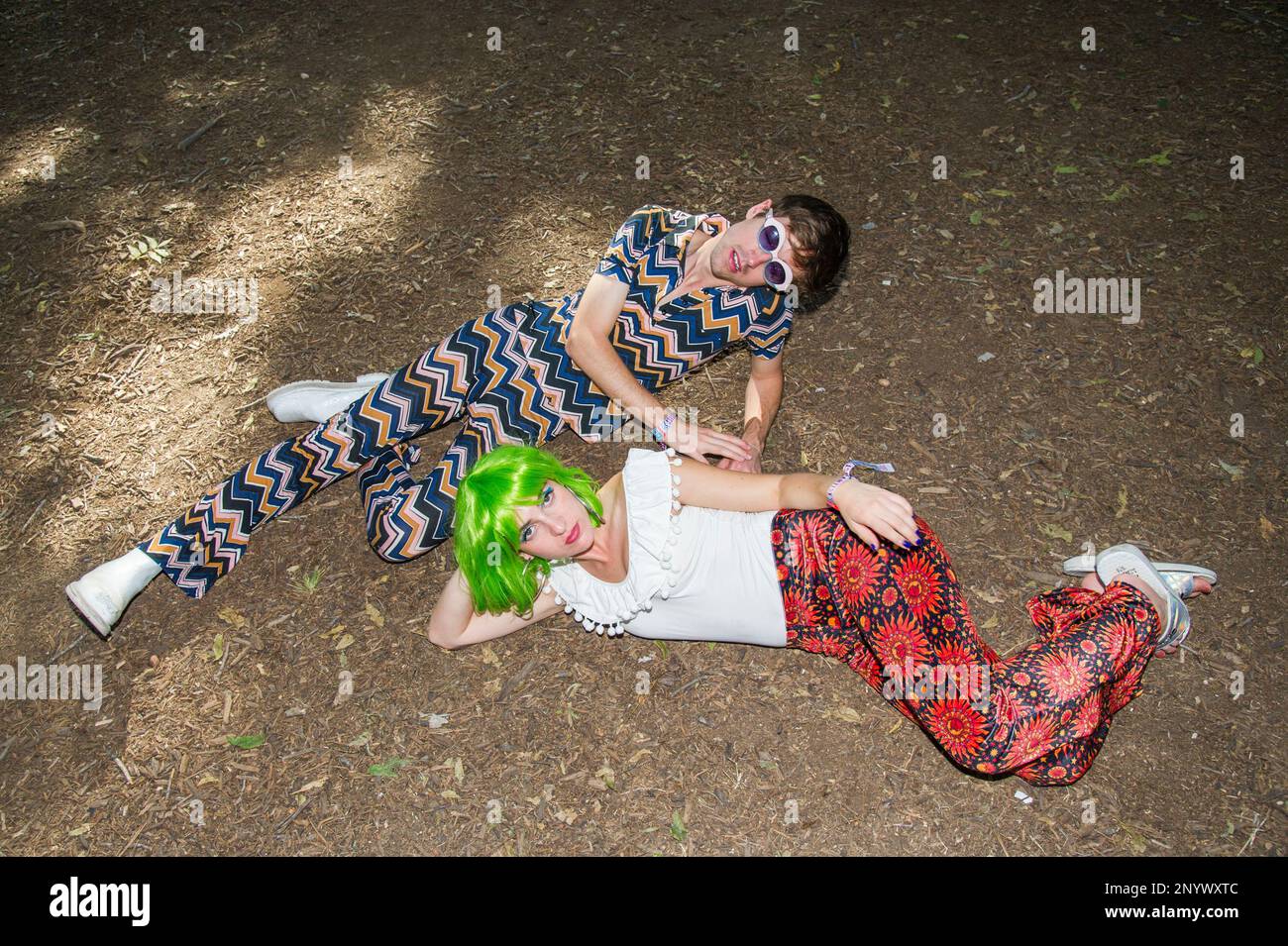 Liz Nistico and Louie Diller of HOLYCHILD at the Austin City Limits ...