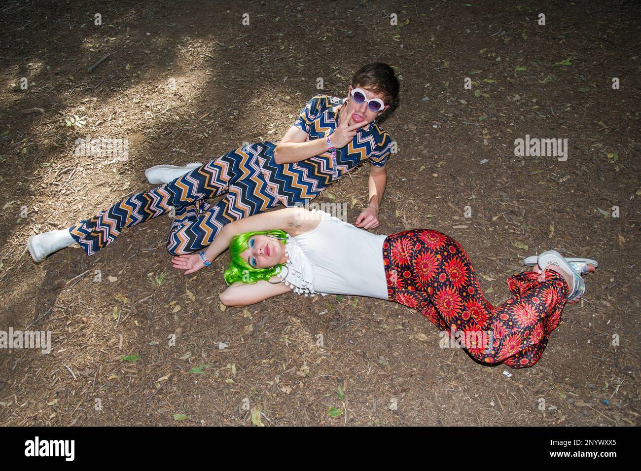 Liz Nistico and Louie Diller of HOLYCHILD at the Austin City Limits ...