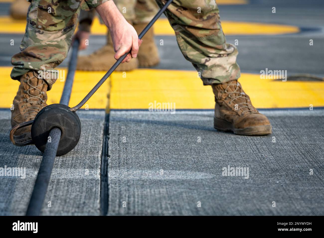 Senior Airman Jacob Handler, 374th Civil Engineer Squadron power ...