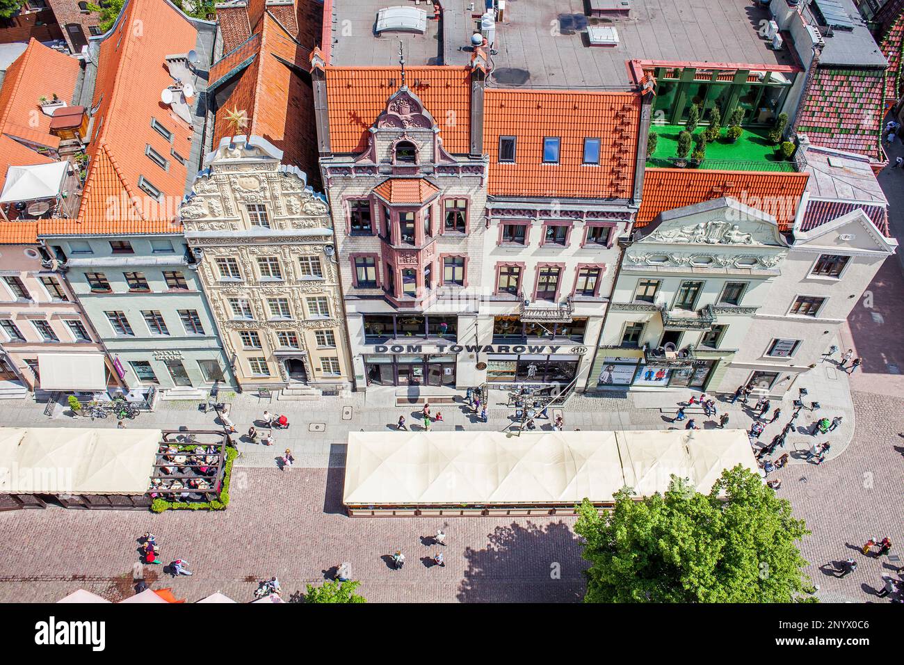 Rynek Staromiejski street or square, Torun, Poland Stock Photo - Alamy