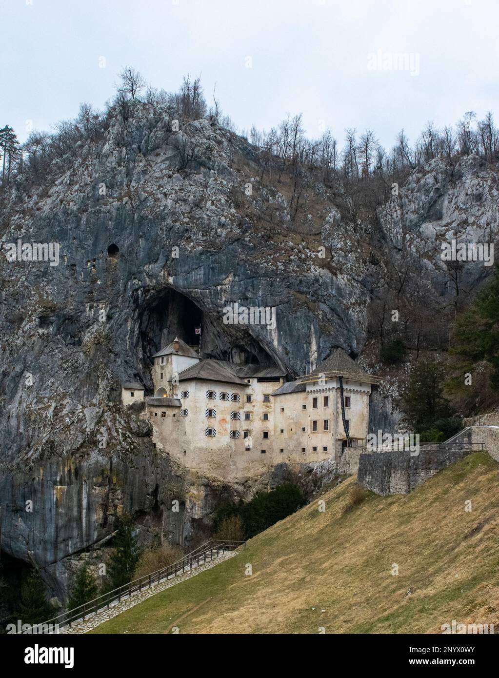 Beautiful castle built in rocks such arhitectural marble. Castle from ...