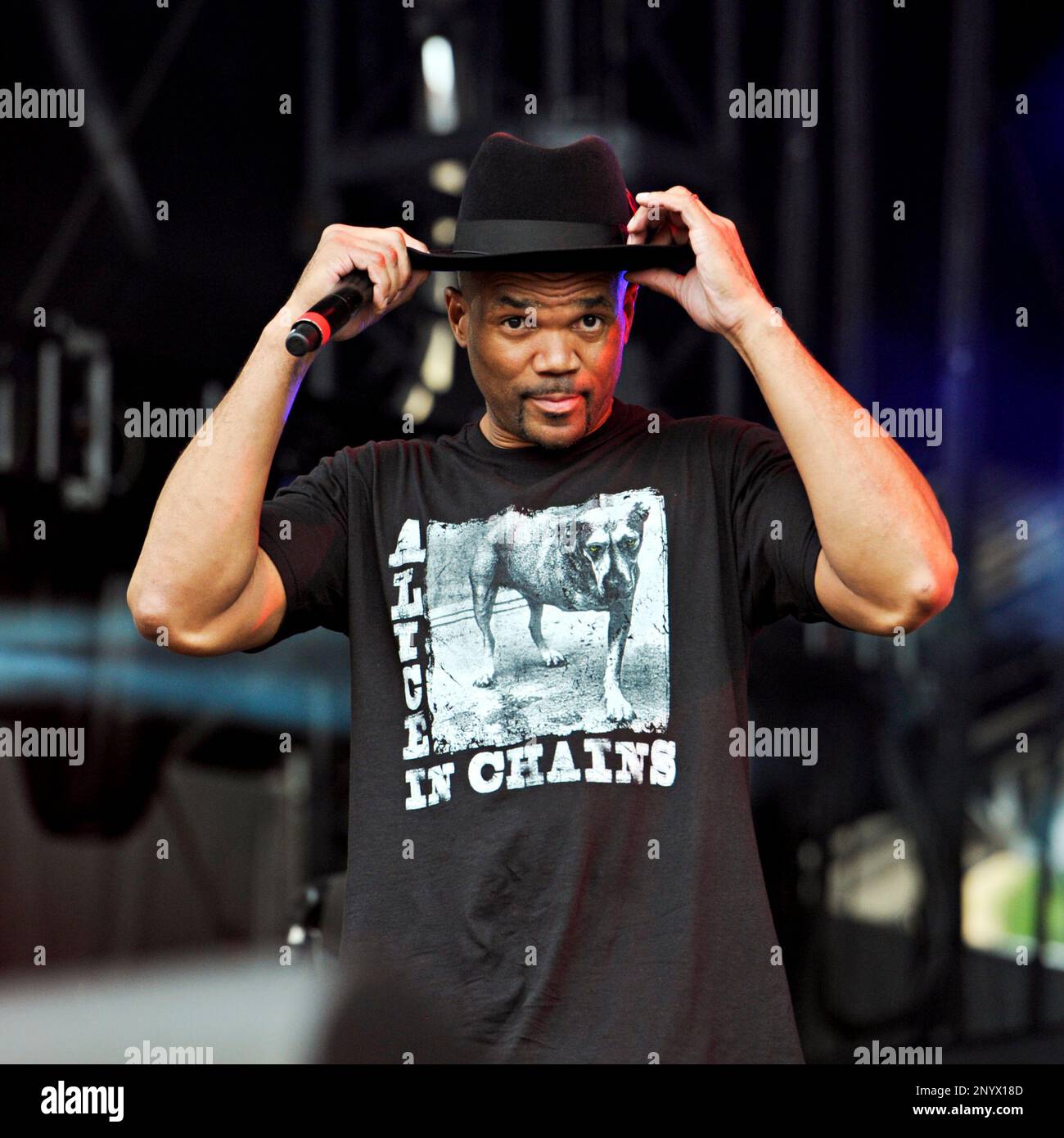 Darryl "D.M.C." McDaniels of Run-DMC performs during day 2 of the Made ...