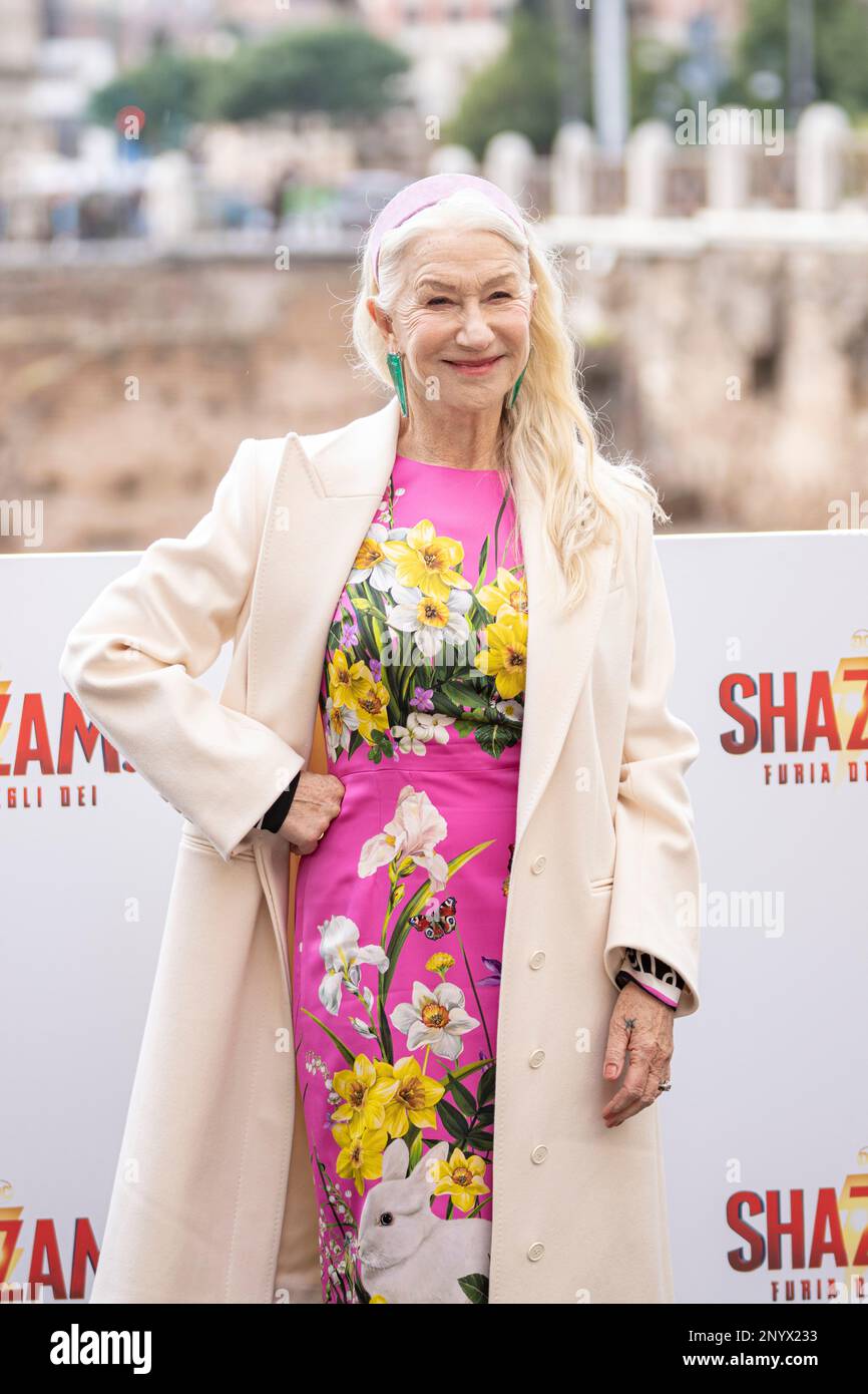 Rome, Italy, March 02, 2023 - Helen Mirren attends at the photocall for ...