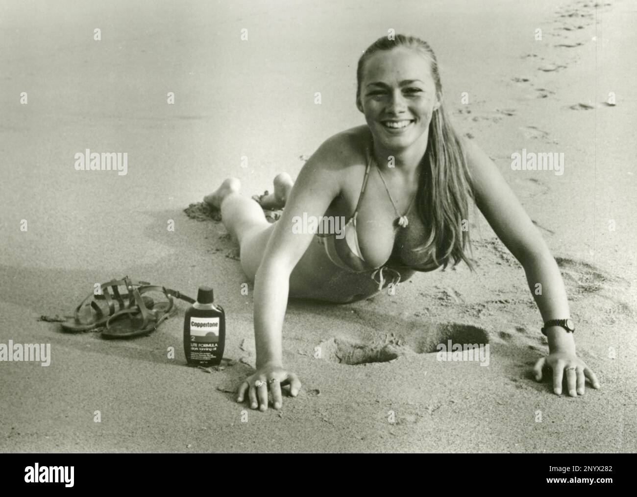 English actress Lucy Gutteridge in the movie Top Secret, USA 1984 Stock Photo - Alamy