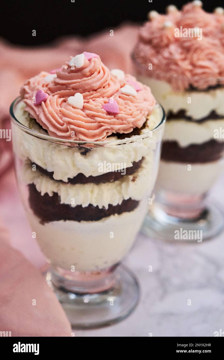 Decoration chocolate glass hi-res stock photography and images - Alamy