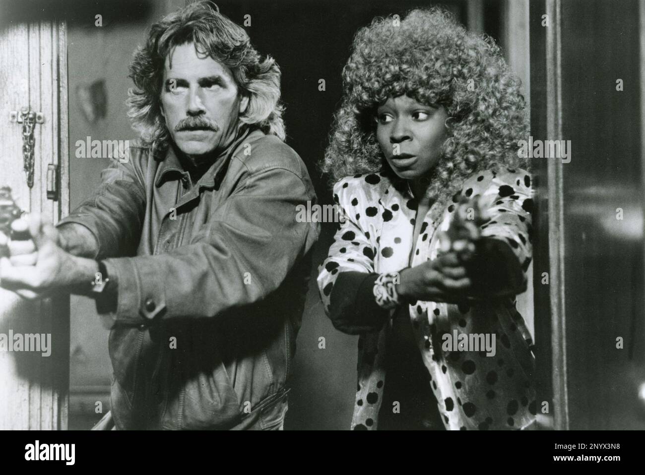 Actor Sam Elliot and Whoopi Goldberg in the movie Fatal Beauty, USA ...