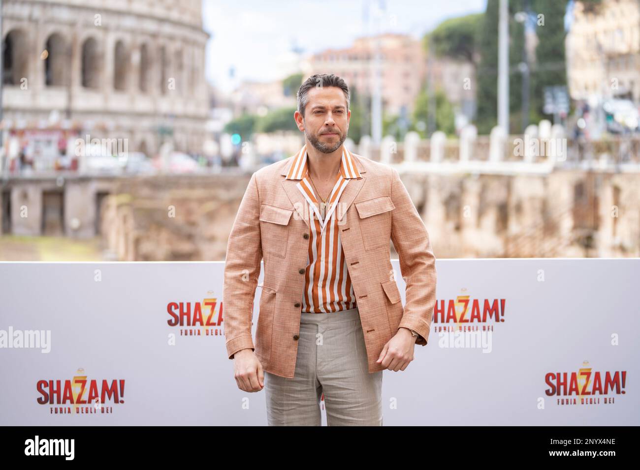 Rome, Italy, March 02, 2023 - Zachary Levi attends at the photocall for ...