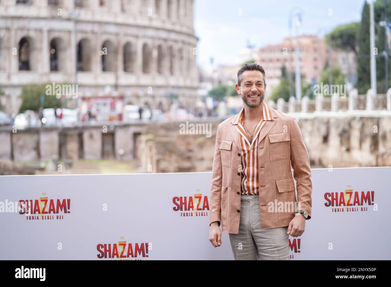 Rome, Italy, March 02, 2023 - Zachary Levi attends at the photocall for ...