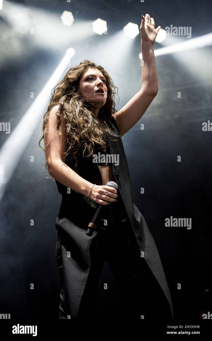 Lorde performs at the Austin City Limits Music Festival on Oct. 12 ...