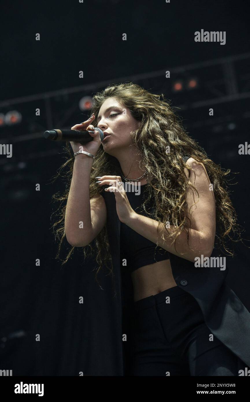 Lorde performs at the Austin City Limits Music Festival on Oct. 12 ...