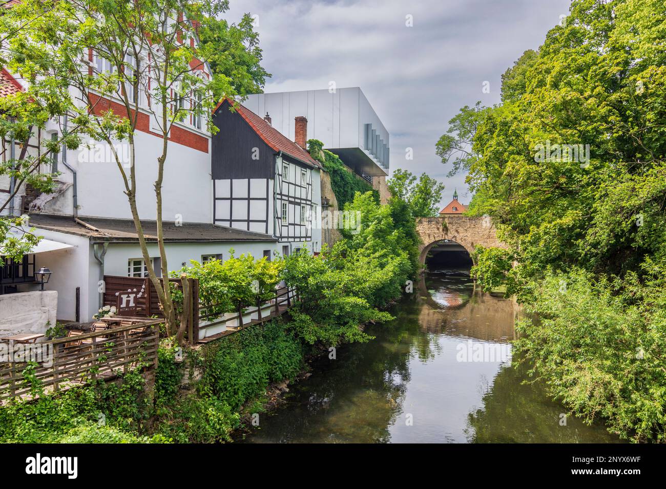 Germany hase river bridge osnabrück hi-res stock photography and images ...