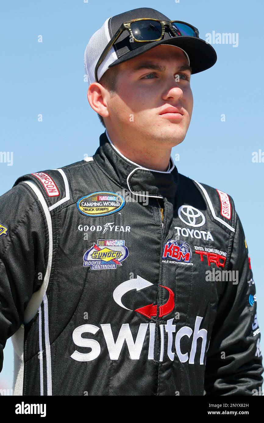 Noah Gragson, Switch Toyota Tundra during qualifying for the NASCAR ...