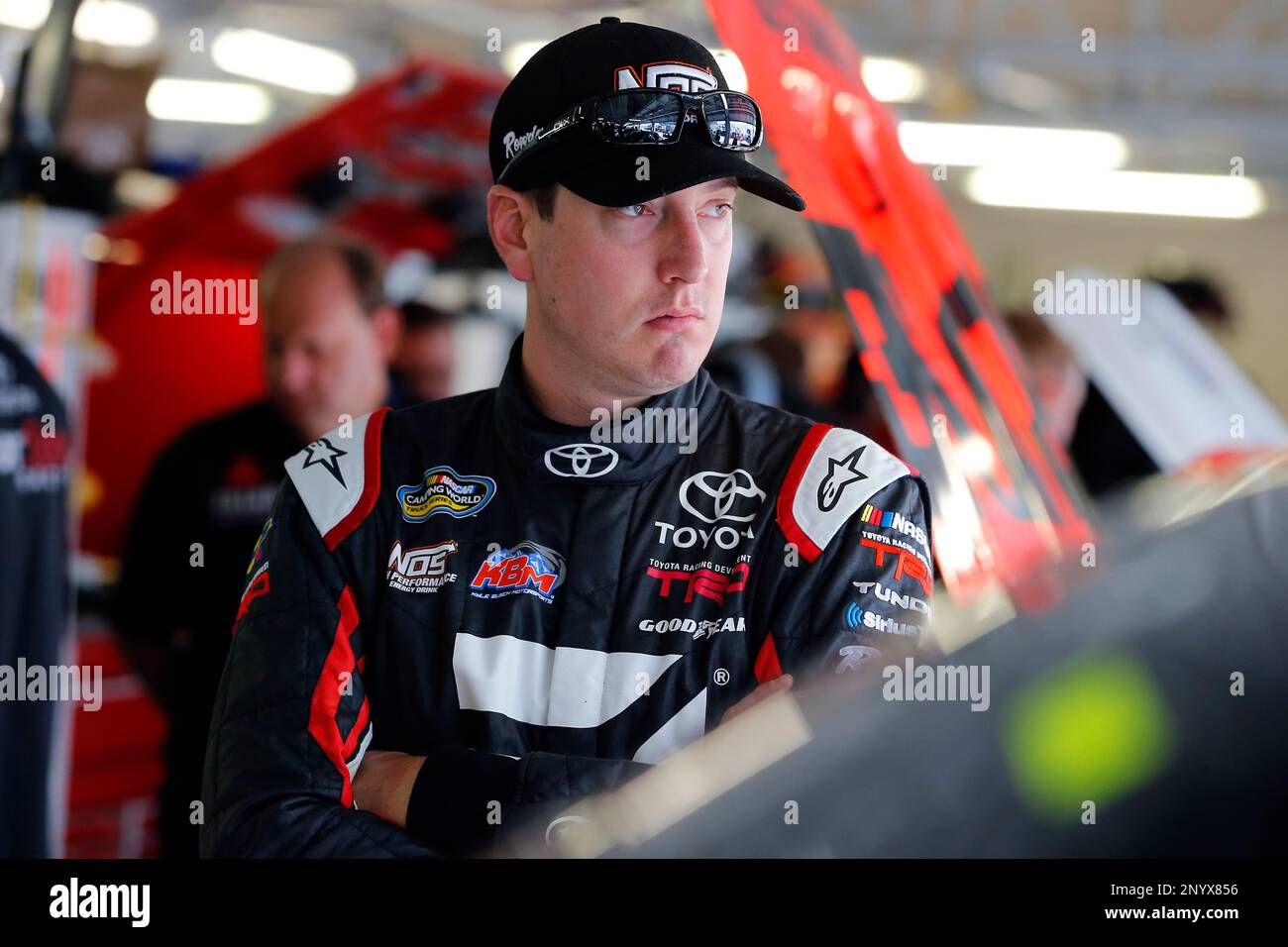 Kyle Busch, Cessna Toyota Tundra during practice for the NASCAR Truck ...