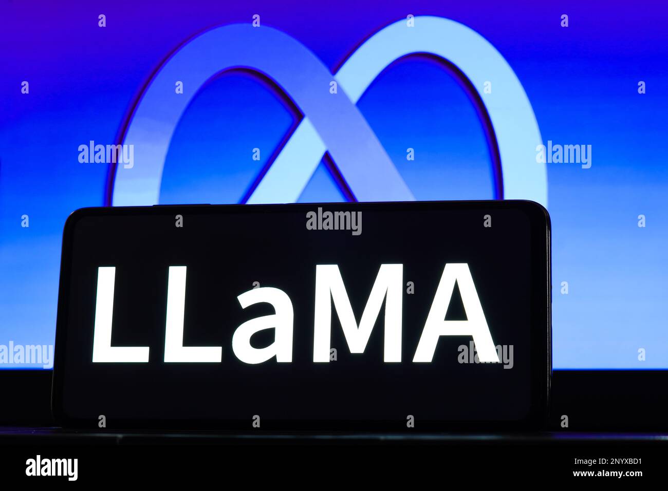 Brazil. 2nd Mar, 2023. In this photo illustration, the LLaMA (Large ...