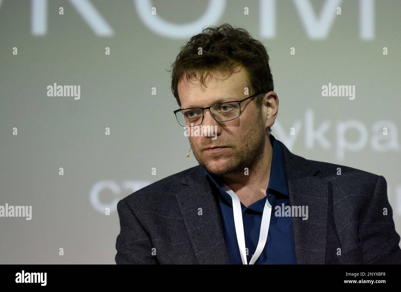 KYIV, UKRAINE - MARCH 2, 2023 - Professor of the Institute of Global ...