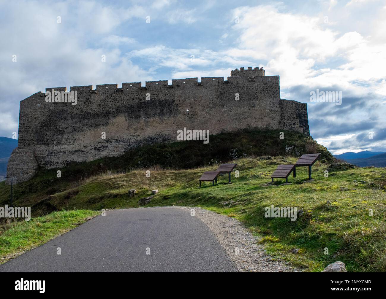 Old fortification, castle, watchtower used by soldiers to defend ...