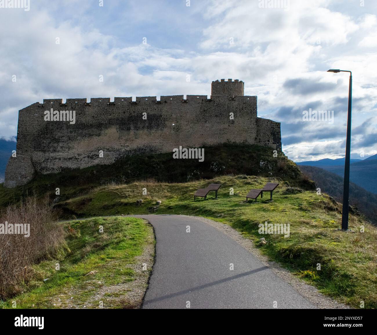 Old fortification, castle, watchtower used by soldiers to defend ...