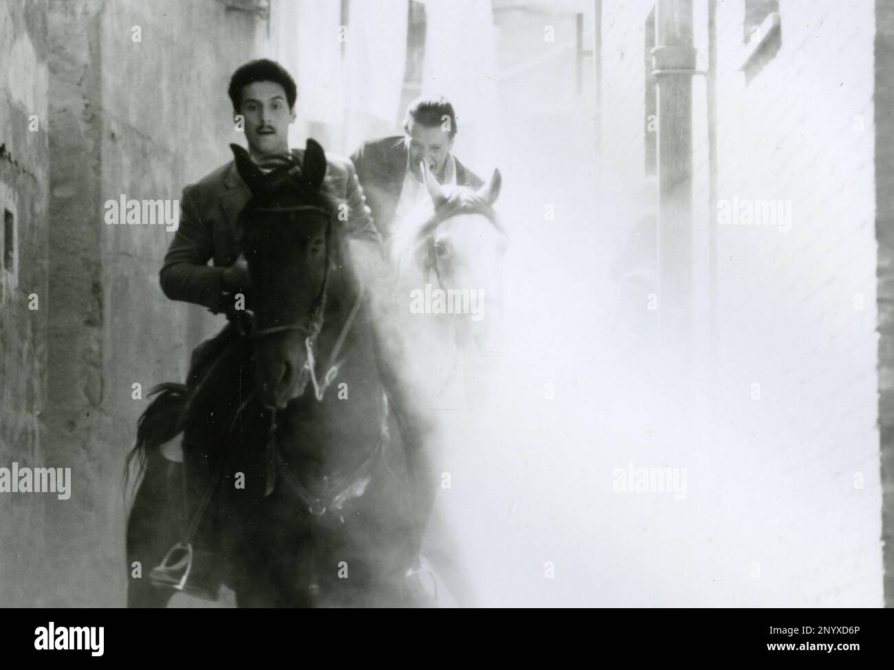 Actors John Turturro and Christopher Lambert in the movie The Sicilian ...