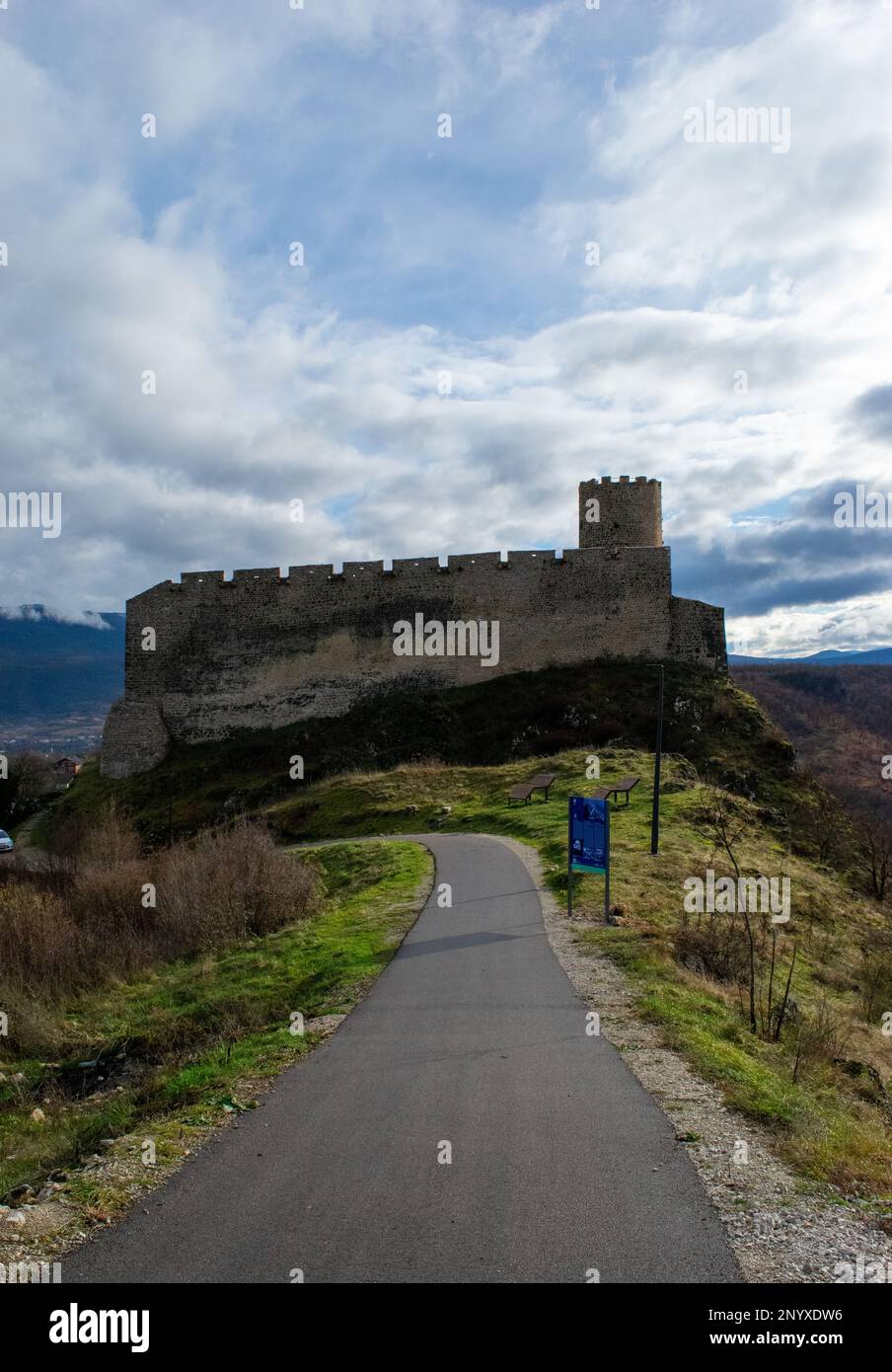 Old fortification, castle, watchtower used by soldiers to defend ...