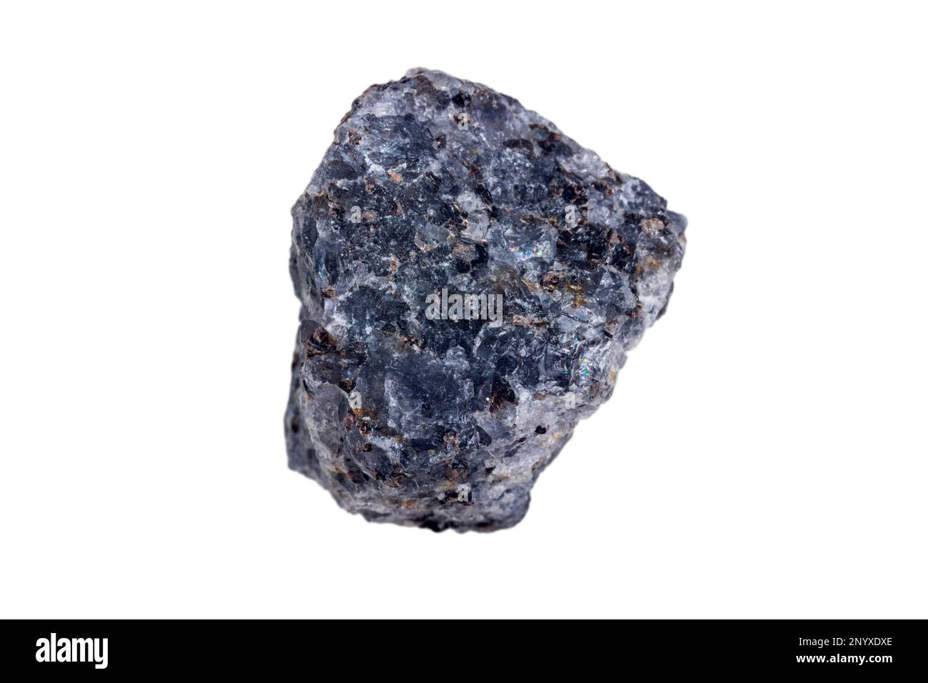 Natural mineral stone cordierite gemstone, geological collection raw ...