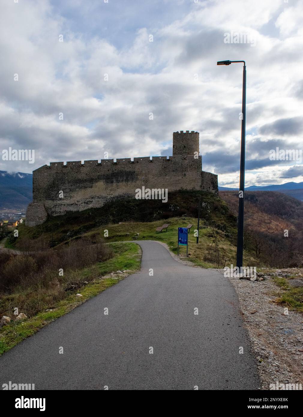 Old fortification, castle, watchtower used by soldiers to defend ...