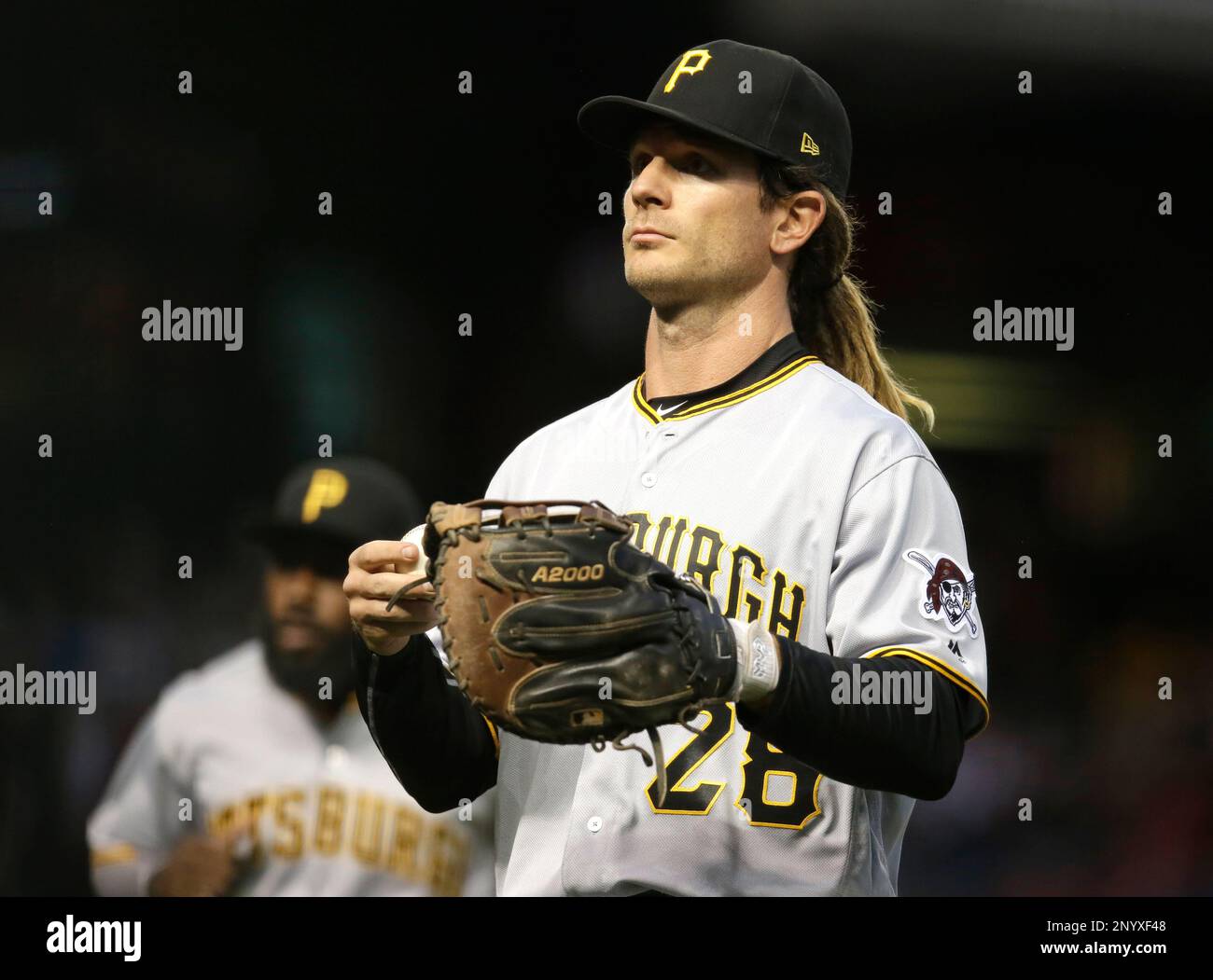 Pittsburgh Pirates right fielder John Jaso (28) during a MLB baseball ...