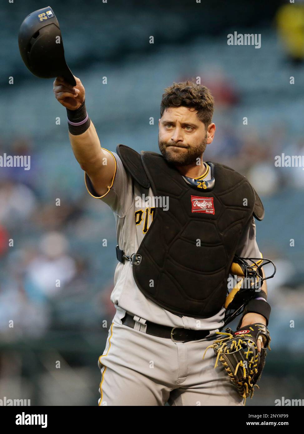 Pittsburgh Pirates catcher Francisco Cervelli (29) during a MLB ...