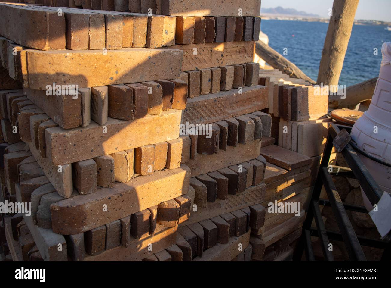close up of traditional bricks used in Egypt Stock Photo - Alamy