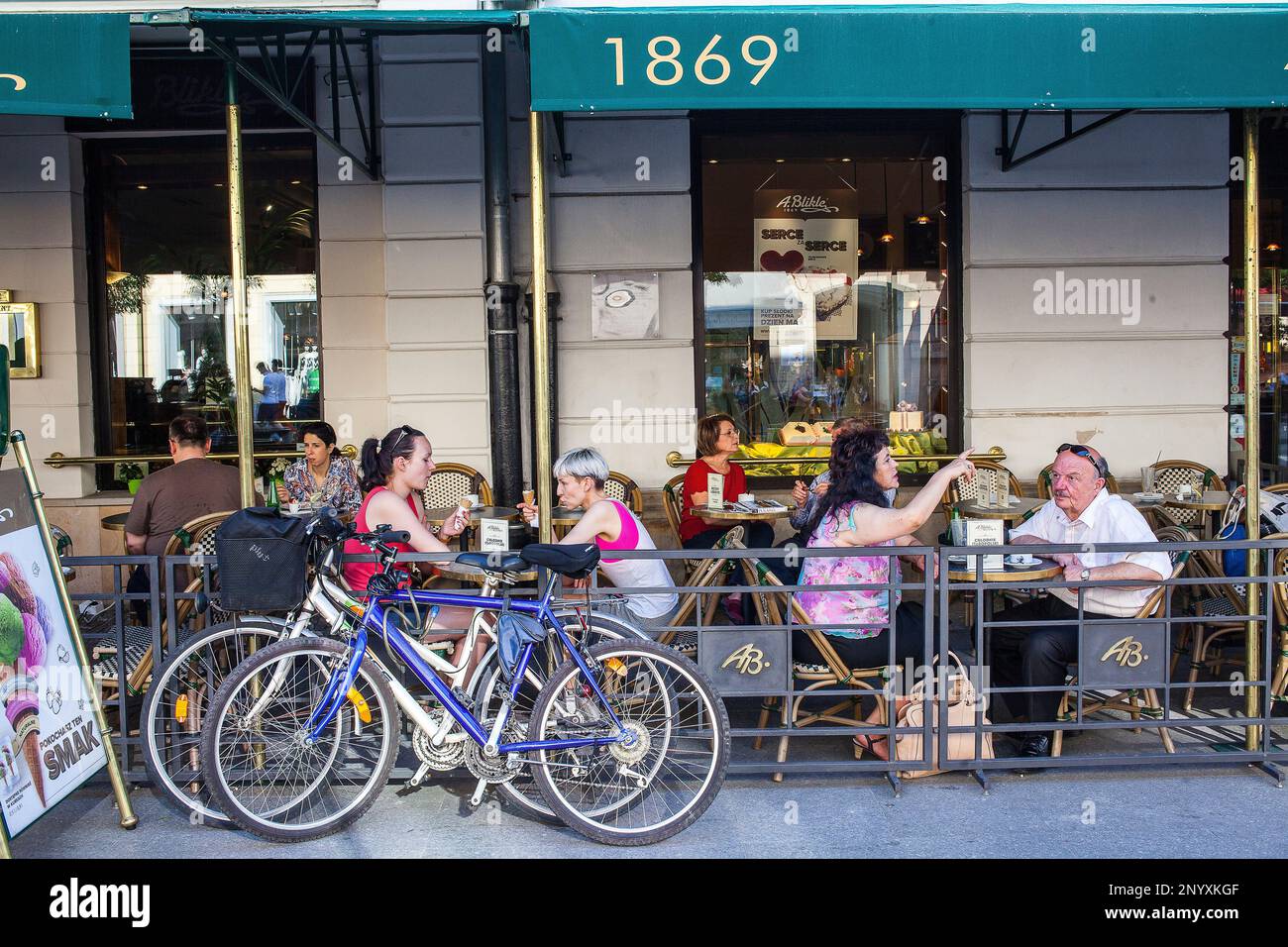 A. Blikle. Cafe & restaurant., 33 Nowy Swiat street, Warsaw, Poland ...