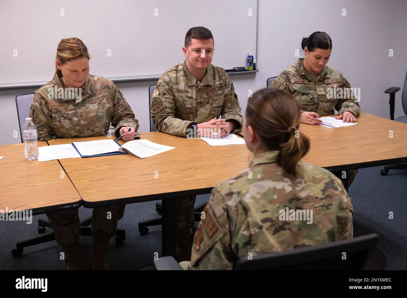 U.S. Airmen assigned to the Wisconsin Air National Guard and 378th Fighter Squadron active ...