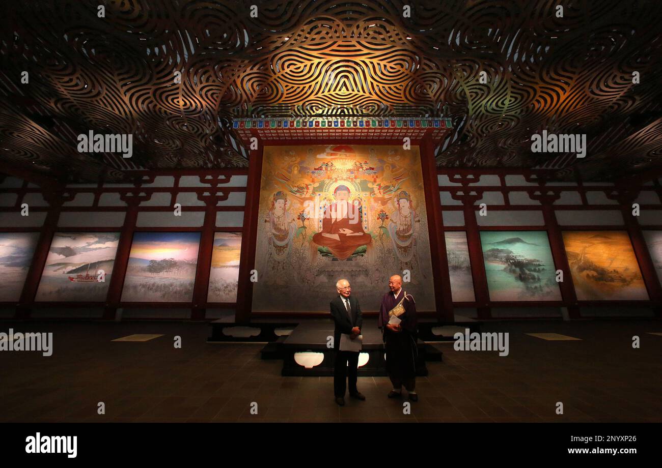 Jikido hall of Yakushiji temple, which was reconstructed, is unveiled ...