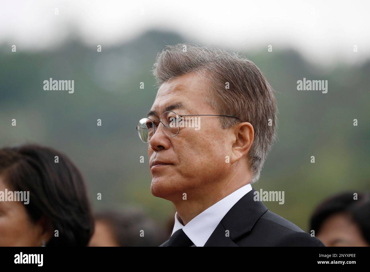 New South Korea's President Moon Jae-in arrives at the National ...