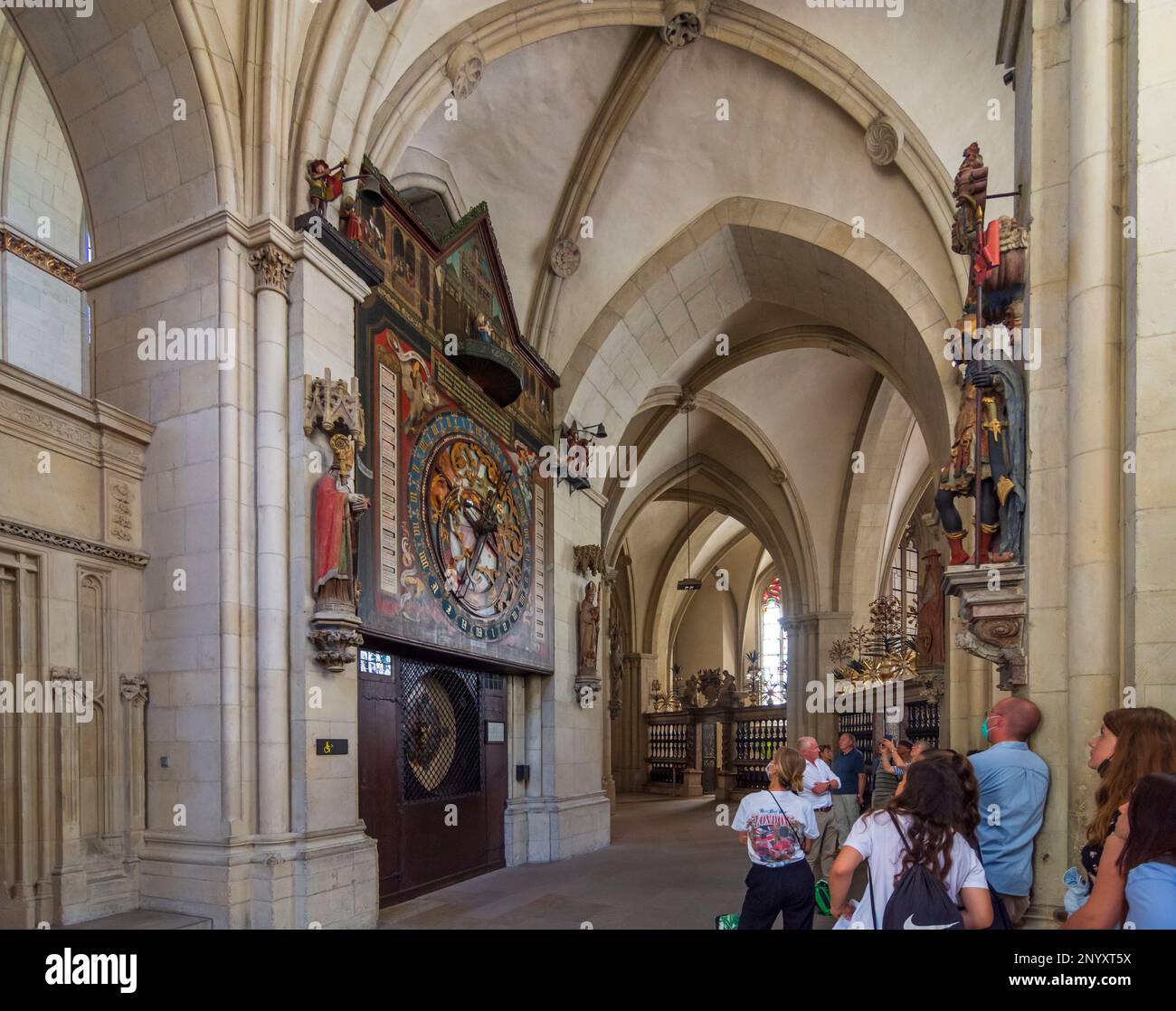 Münster: Münster Cathedral or St.-Paulus-Dom, Astronomical clock with ...
