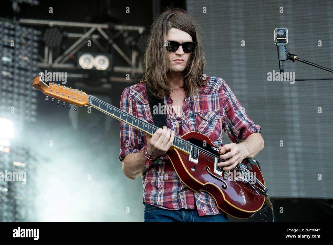Christian Bland of The Black Angels performs at the Austin City Limits ...