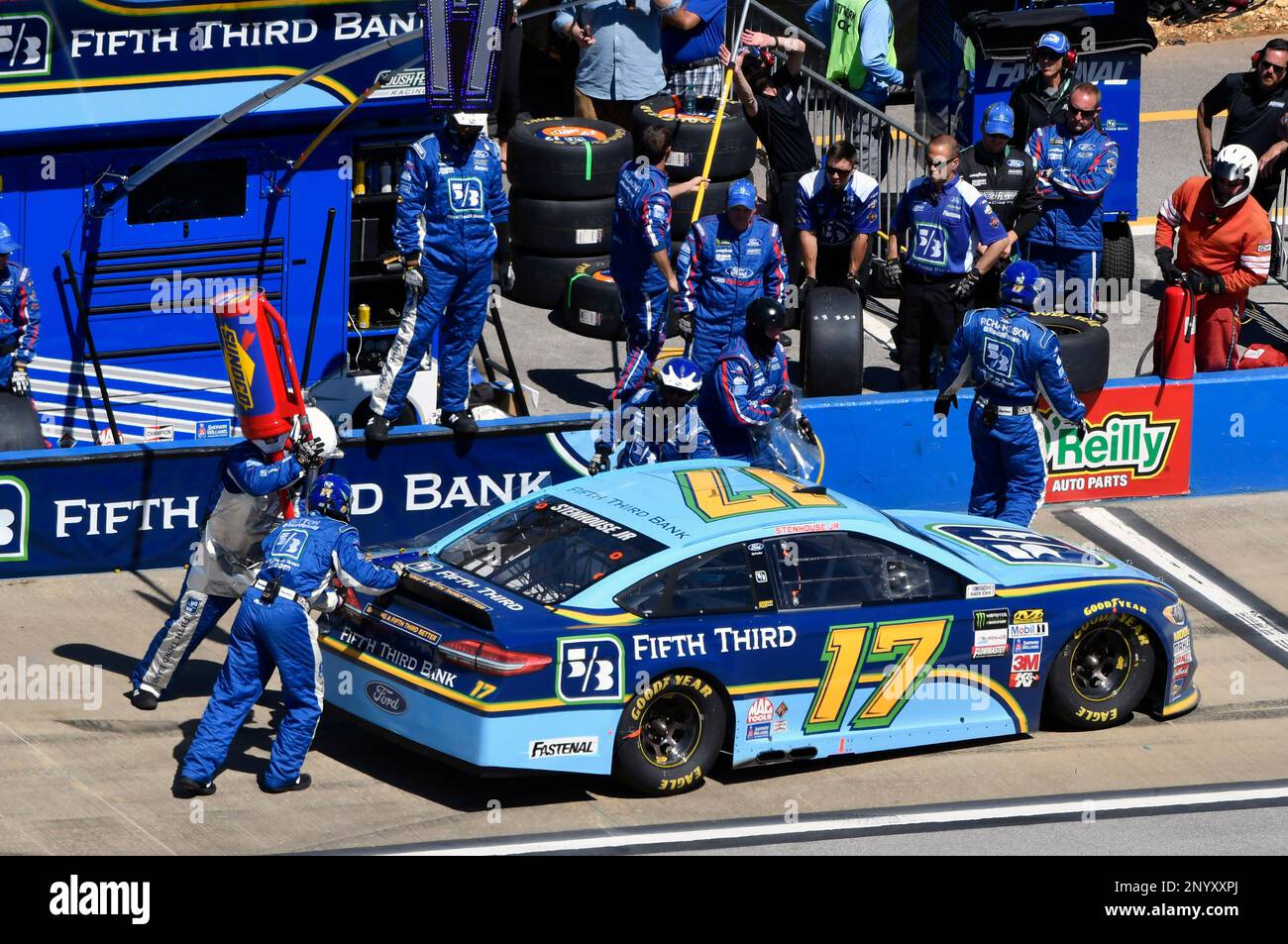Ricky Stenhouse Jr. (17) during the NASCAR Monster Energy Cup Series ...