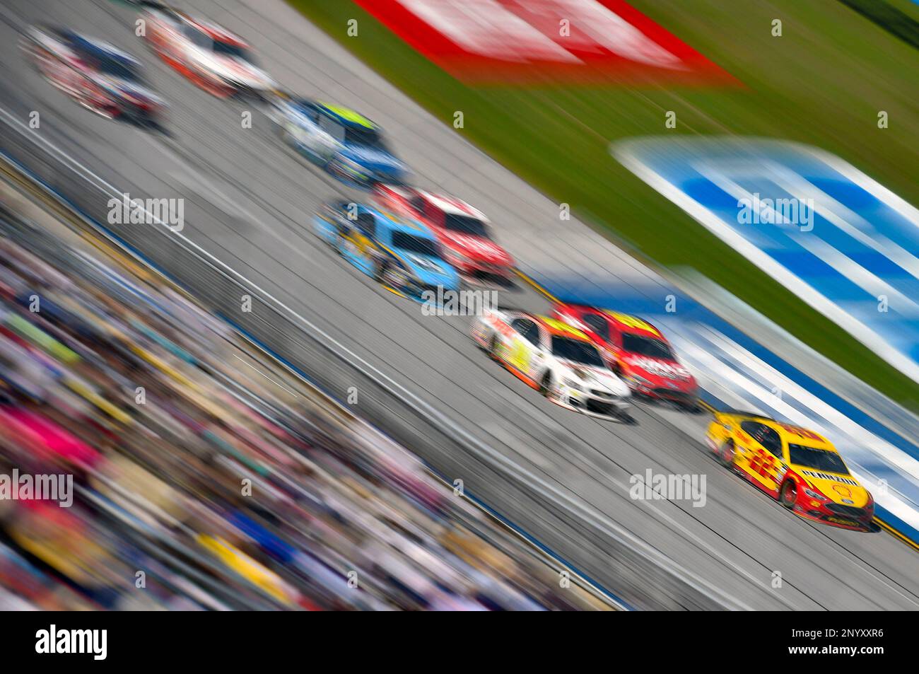 Joey Logano (22) during the NASCAR Monster Energy Cup Series Geico 500 ...