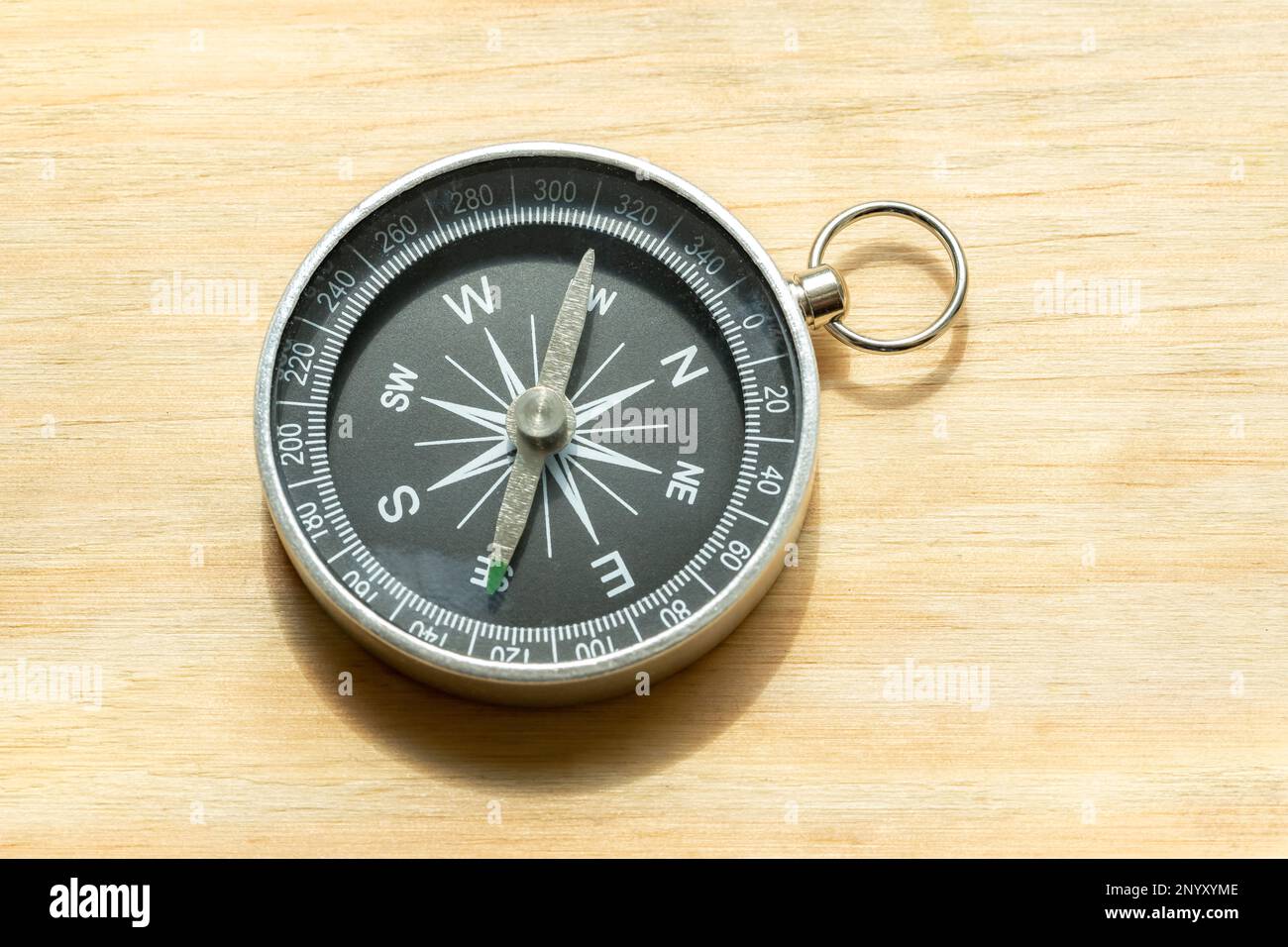 One simple small compass, wayfinding symbol world directions abstract ...