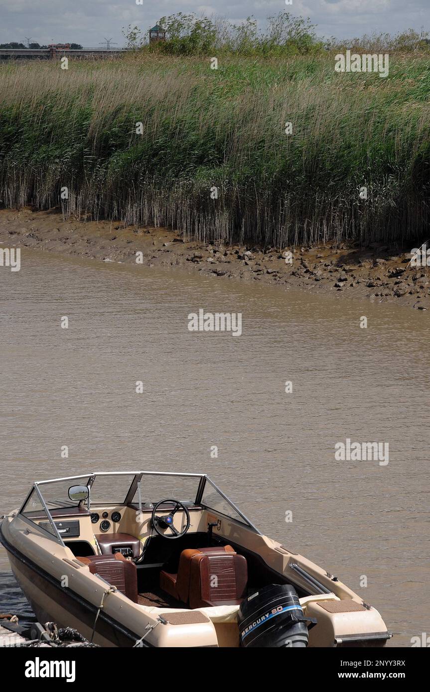 the ems river near weener in germany Stock Photo - Alamy