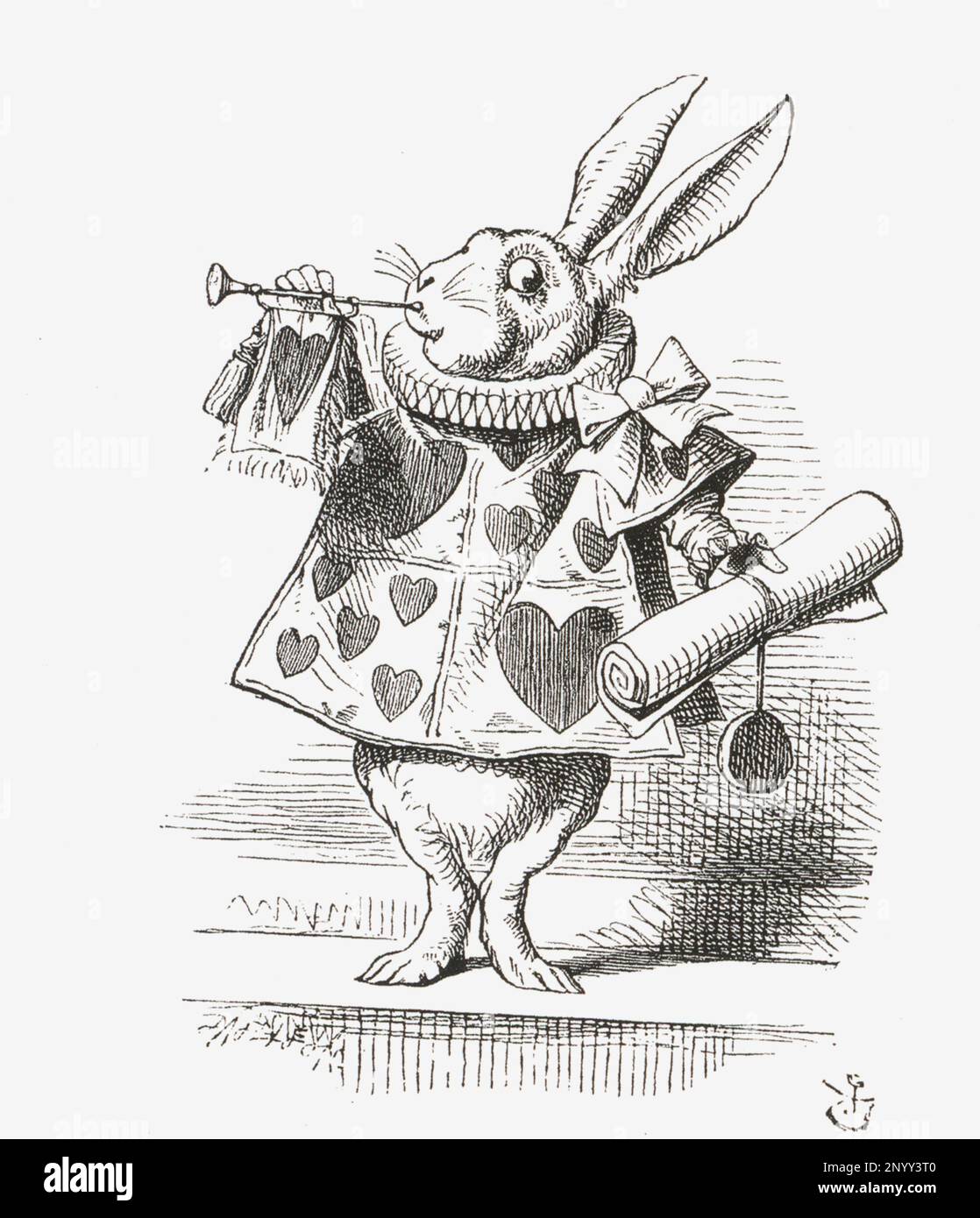 1900's : Illustration from a British edition of ALICE IN WONDERLAND and ...