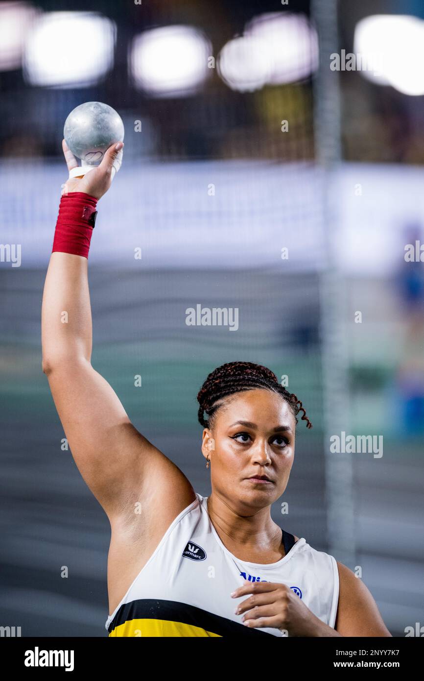 Istanbul, Turkey on Thursday 02 March 2023. Belgian Jolien Boumkwo ...