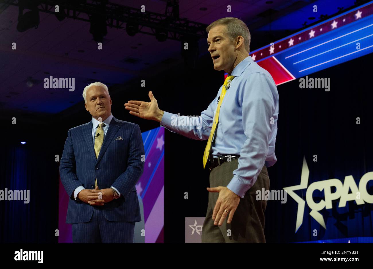 Matt Schlapp, CPAC Chairman and United States Representative Jim Jordan ...